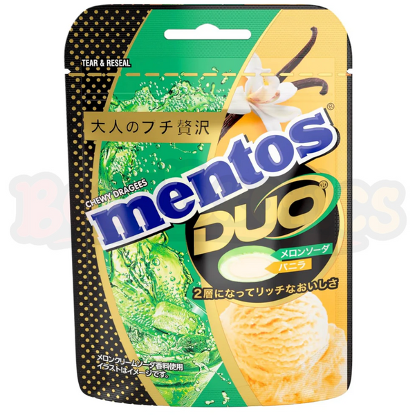 Mentos Duo: Melon Soda & Vanilla Ice Cream (45g) : Japan – Boss Exotics