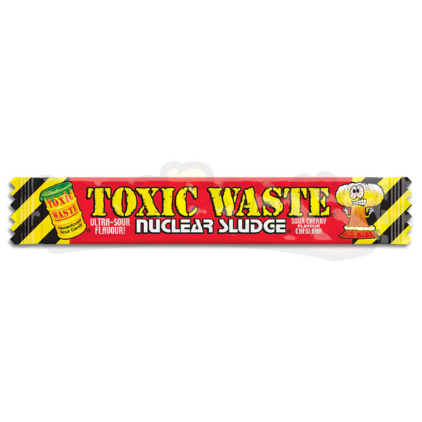 Toxic Waste Nuclear Sludge Sour Cherry Chew Bars (20g) : UK – Boss Exotics