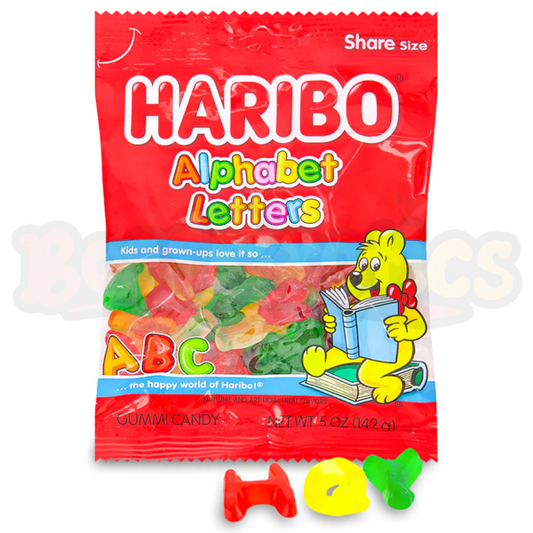 Haribo Alphabet Letters Gummy Candy (142g): Turkey – Boss Exotics