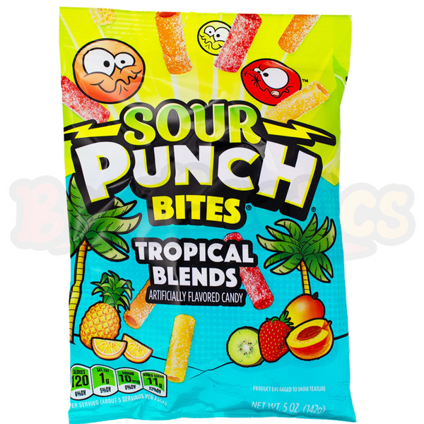 Sour Punch Bites Tropical Blends (142g): American – Boss Exotics