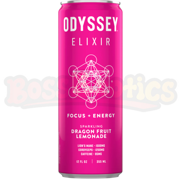 Odyssey Elixir Dragon Fruit Lemonade Sparkling Energy Drink (355ml ...