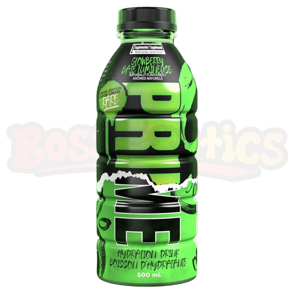 Prime Hydration Drink Glowberry Sour Apple Berry (500ml): Canadian ...