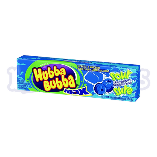 Hubba Bubba Max Sour Blue Raspberry (40g): Canadian – Boss Exotics