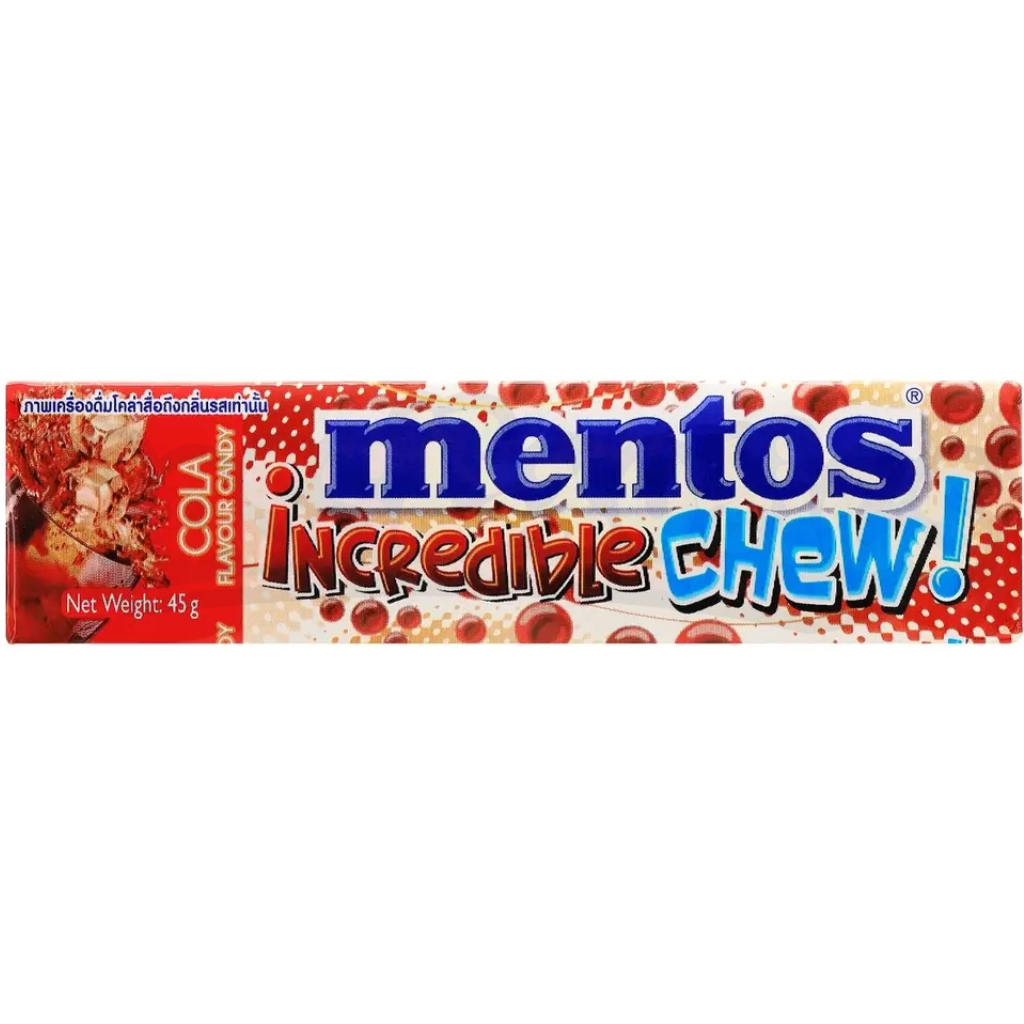 Mentos Incredible Chew Cola (45g): Thailand – Boss Exotics
