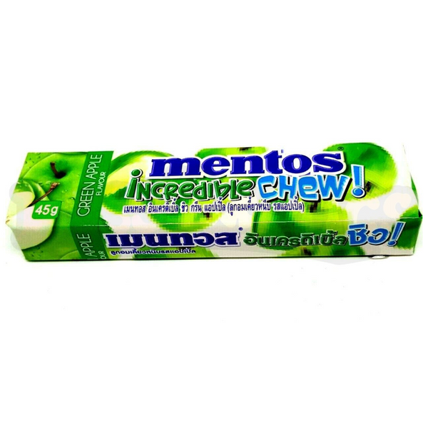 Mentos Incredible Chew Green Apple (45g): Thailand – Boss Exotics