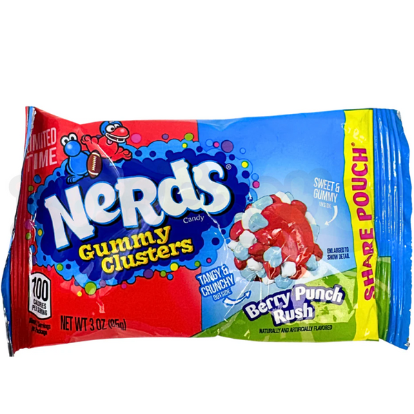 Nerds Gummy Clusters Berry Punch Rush (85g): American – Boss Exotics