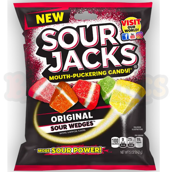 Sour Jacks Original Sour Wedges Candy (141g): American – Boss Exotics