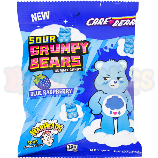 Warheads Sour Grumpy Bears Peg Bag (127g): American – Boss Exotics